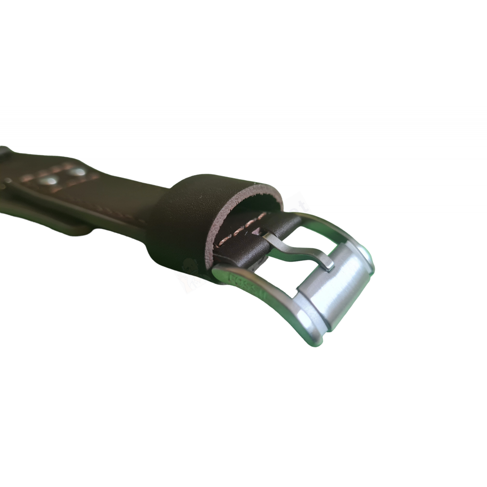 Bracelet cuir marron Fossil - COACHMAN / CH2890 | AtelierNet